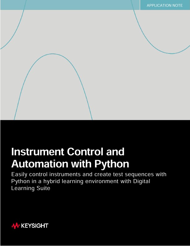 Instrument Control and Automation with Python PDF Asset Page | Keysight